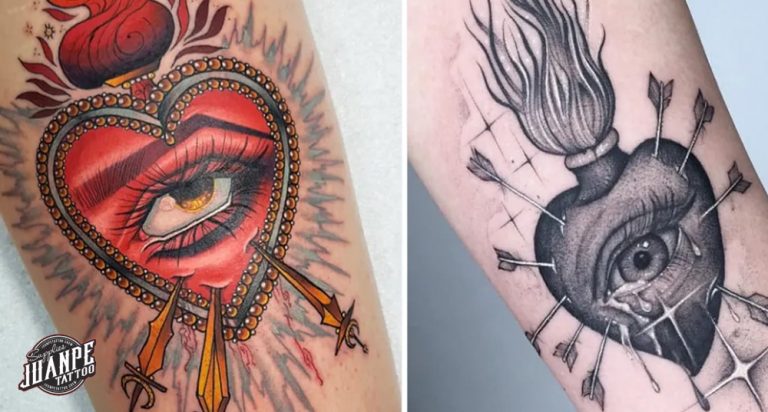 Los mejores diseños de tatuajes de corazones - Juanpetattoo